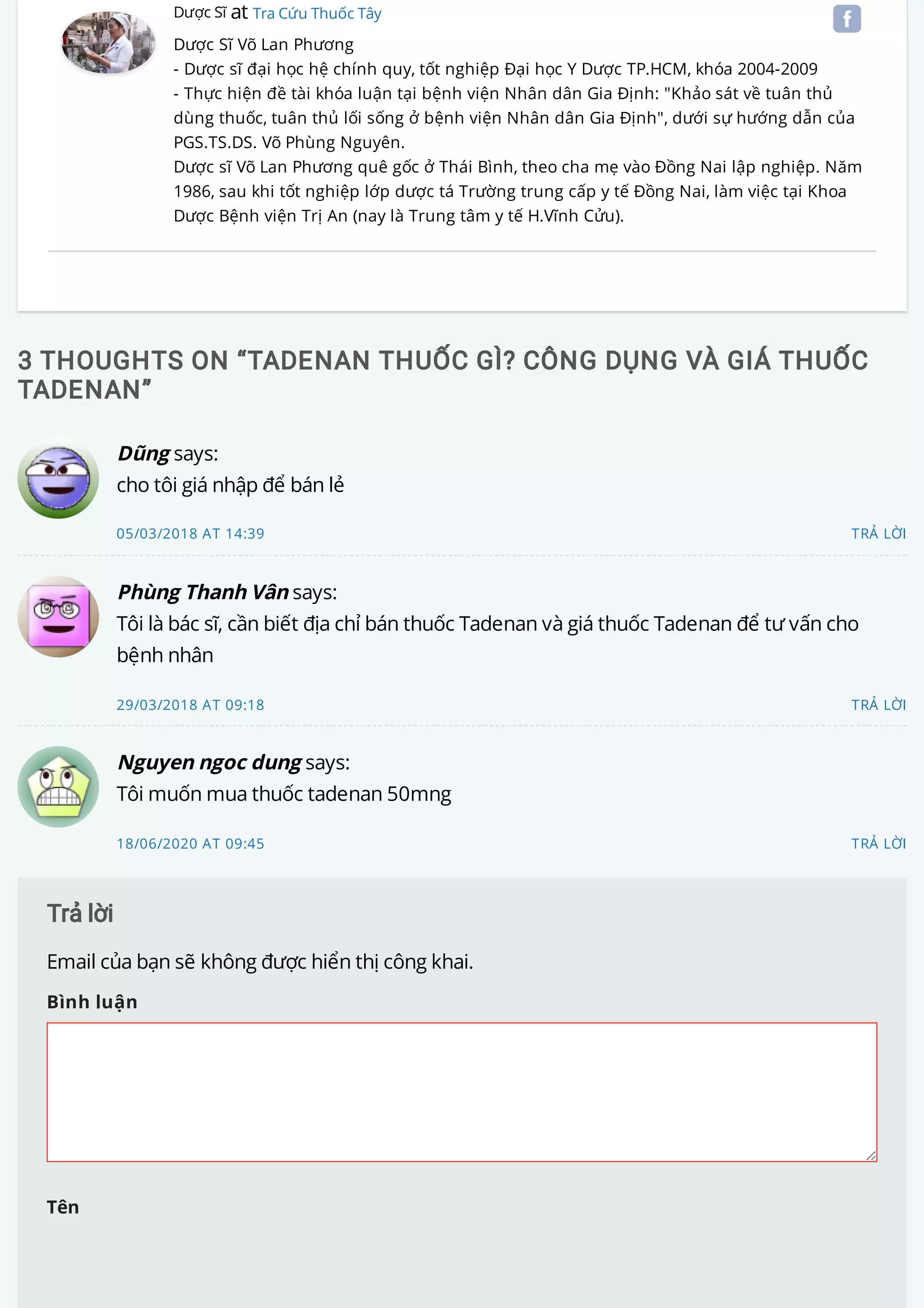 TADENAN thuoc gi Cong dung va gia thuoc TADENAN |Tracuuthuoctay | PDF ...