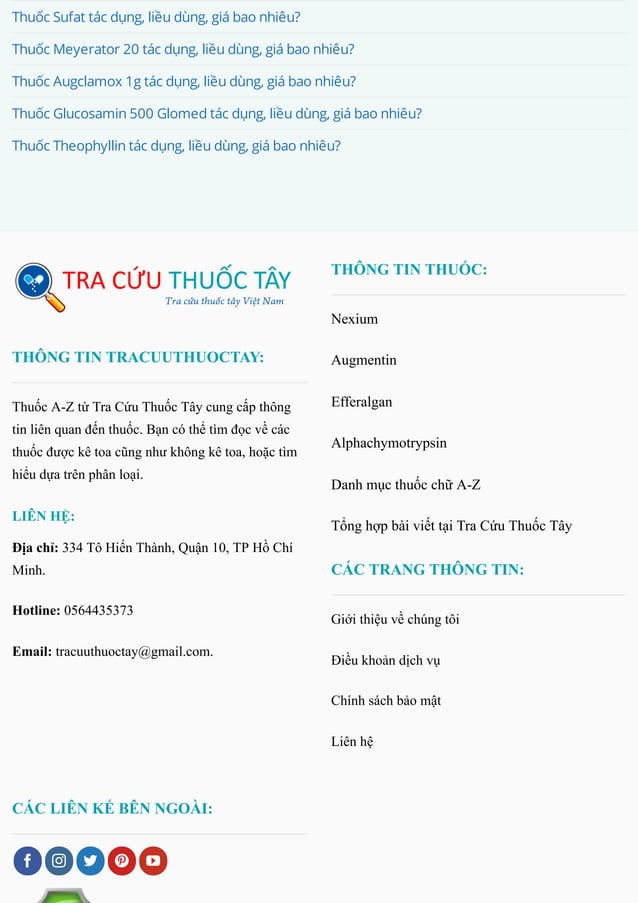 Panalganeffer codein|Tracuuthuoctay | PDF