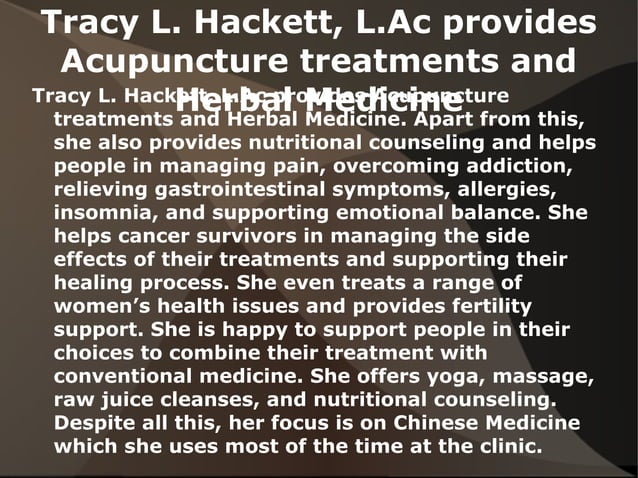 Tracy l.hackett | PPT
