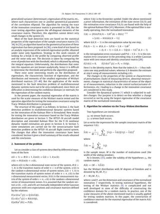 Tracy–Widom distribution based fault detection approach: Application to aircraft sensor/actuator ...