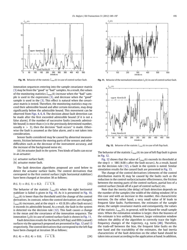 Tracy Widom Distribution Based Fault Detection Approach Application To