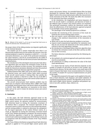 Tracy–Widom distribution based fault detection approach: Application to aircraft sensor/actuator ...