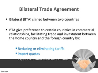 Economic Importance Of The Bilateral Agreements – YLEAV
