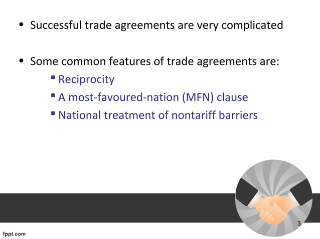 Trade Agreements | PPT | Commodities | Economy