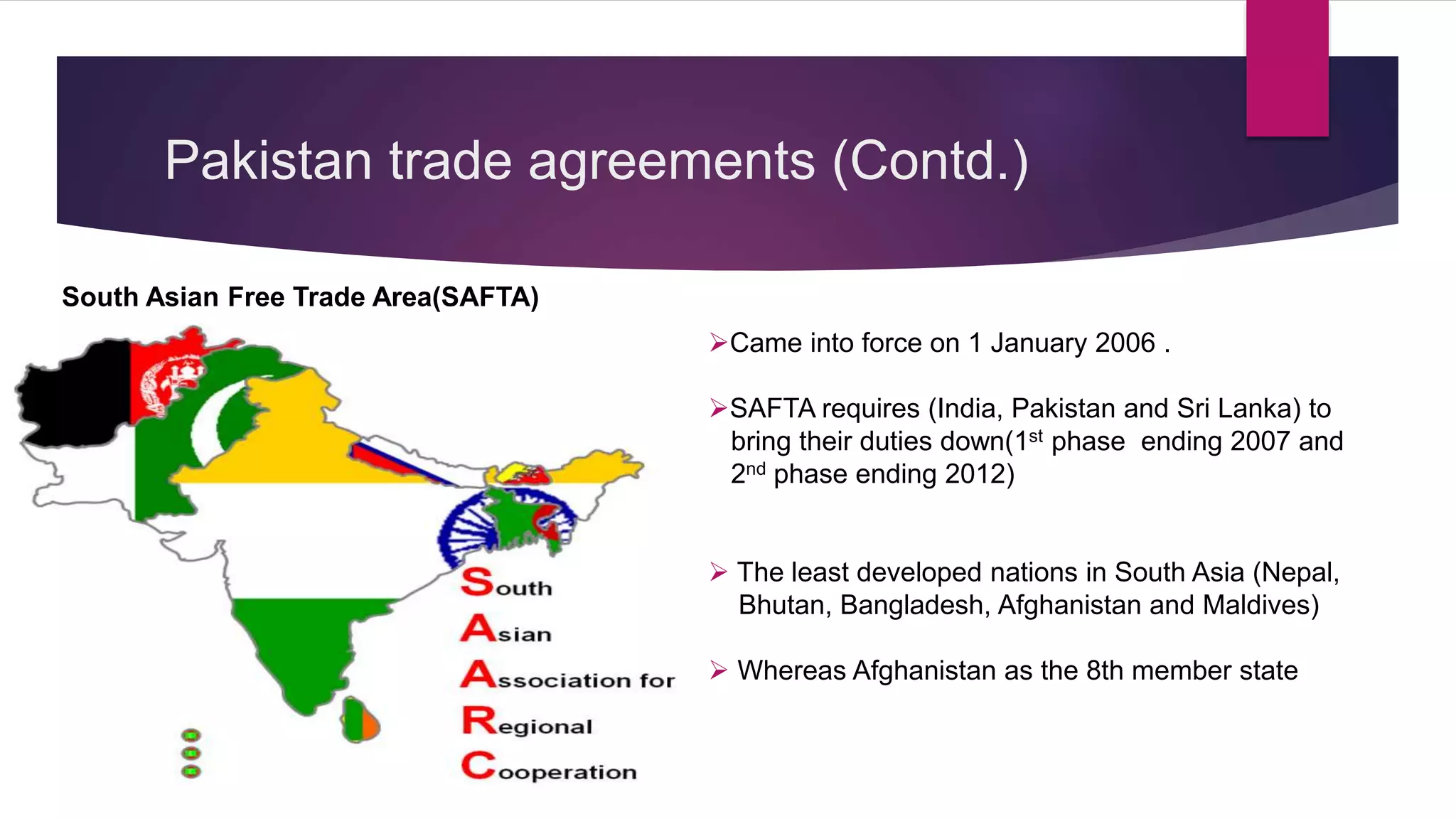 International trade flows of pakistan | PPTX