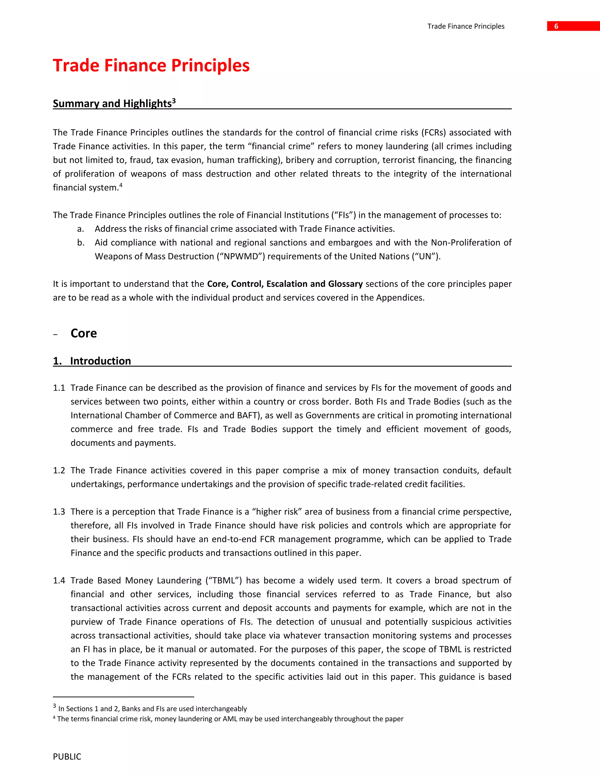 Trade finance principles | PDF