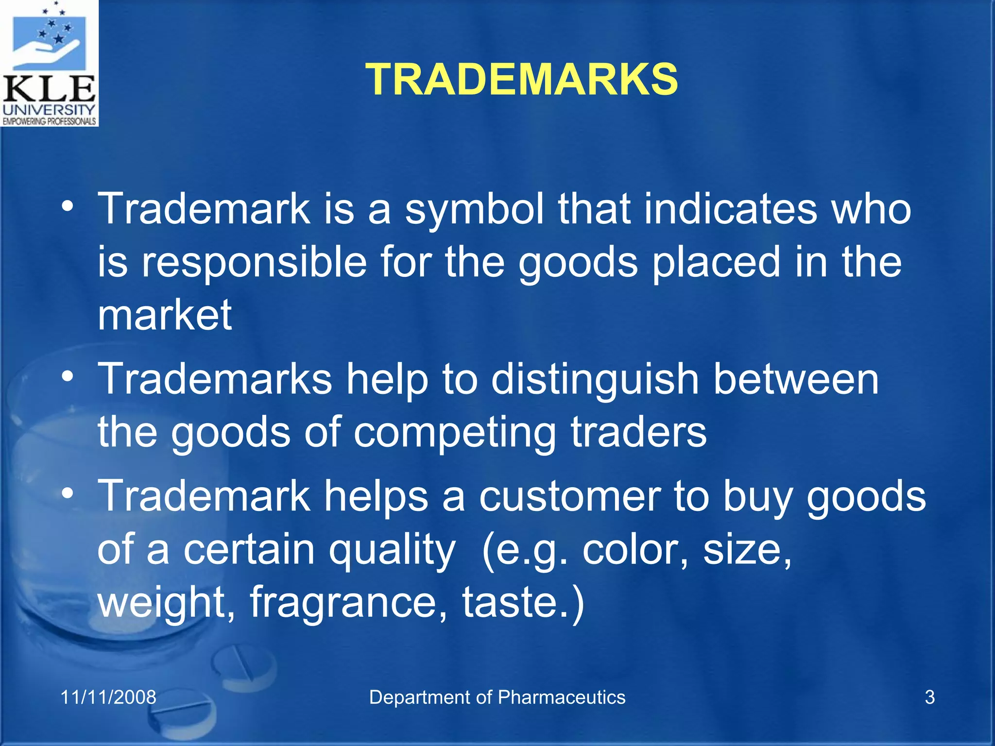 Trade Marks and Trade Names | PPT