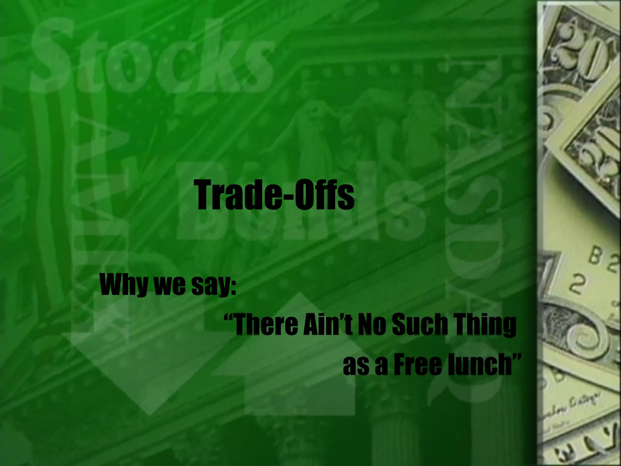 Trade Offs | PPT