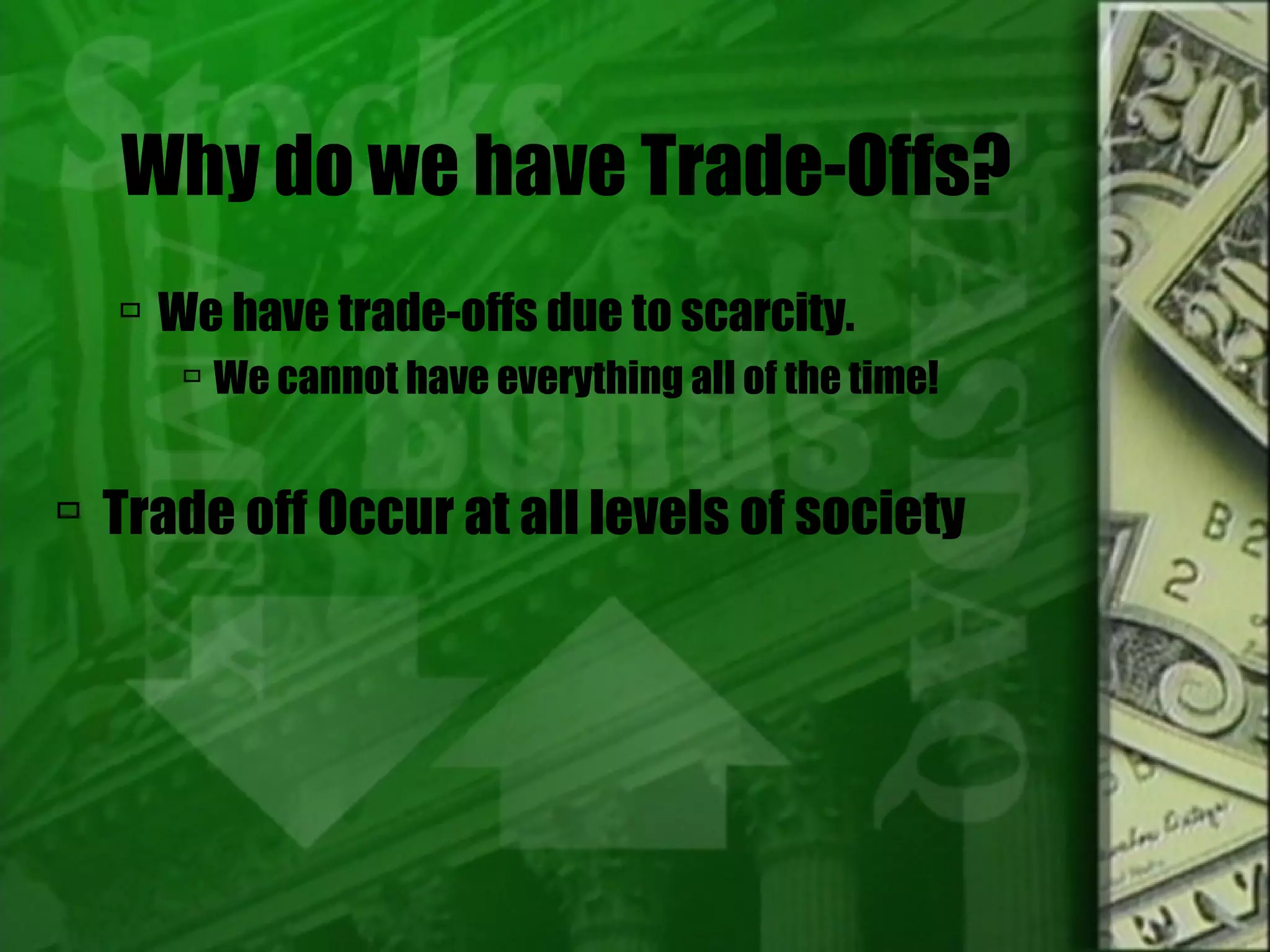 Trade Offs | PPT