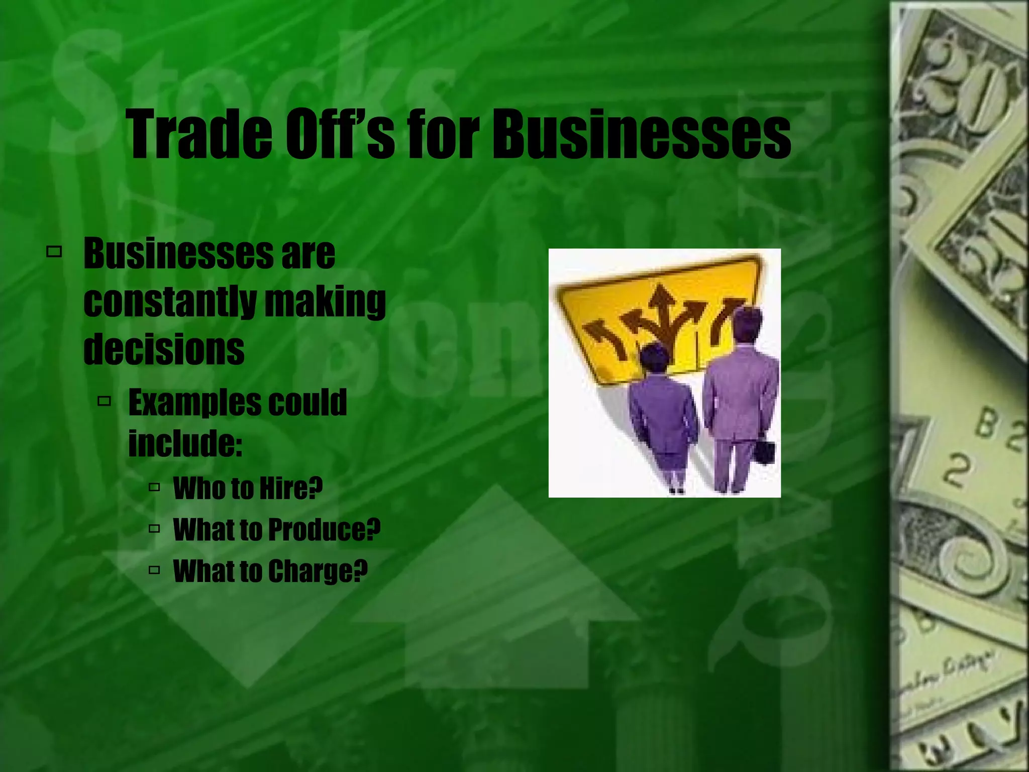 Trade Offs | PPT