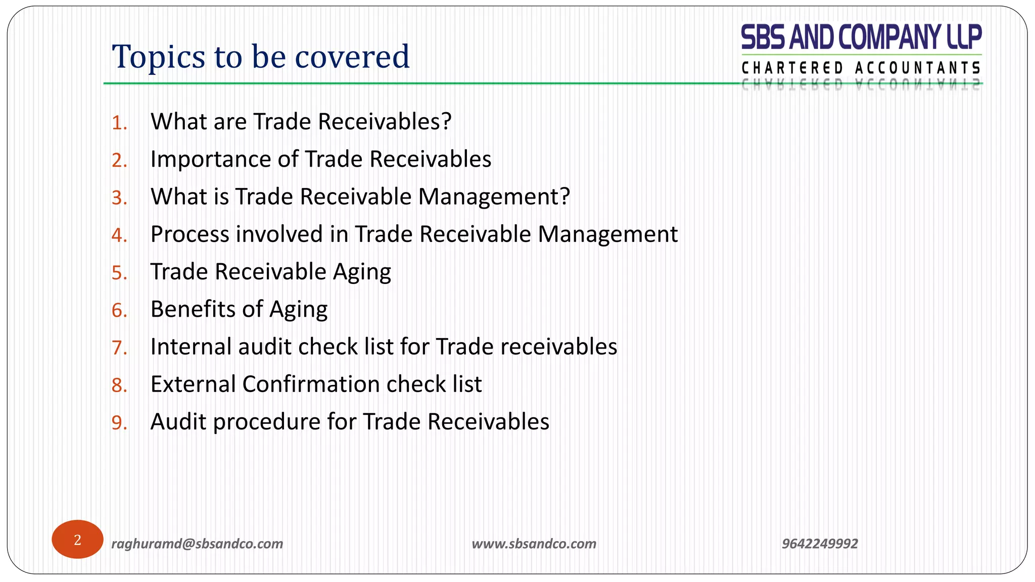 Trade receivables | PDF