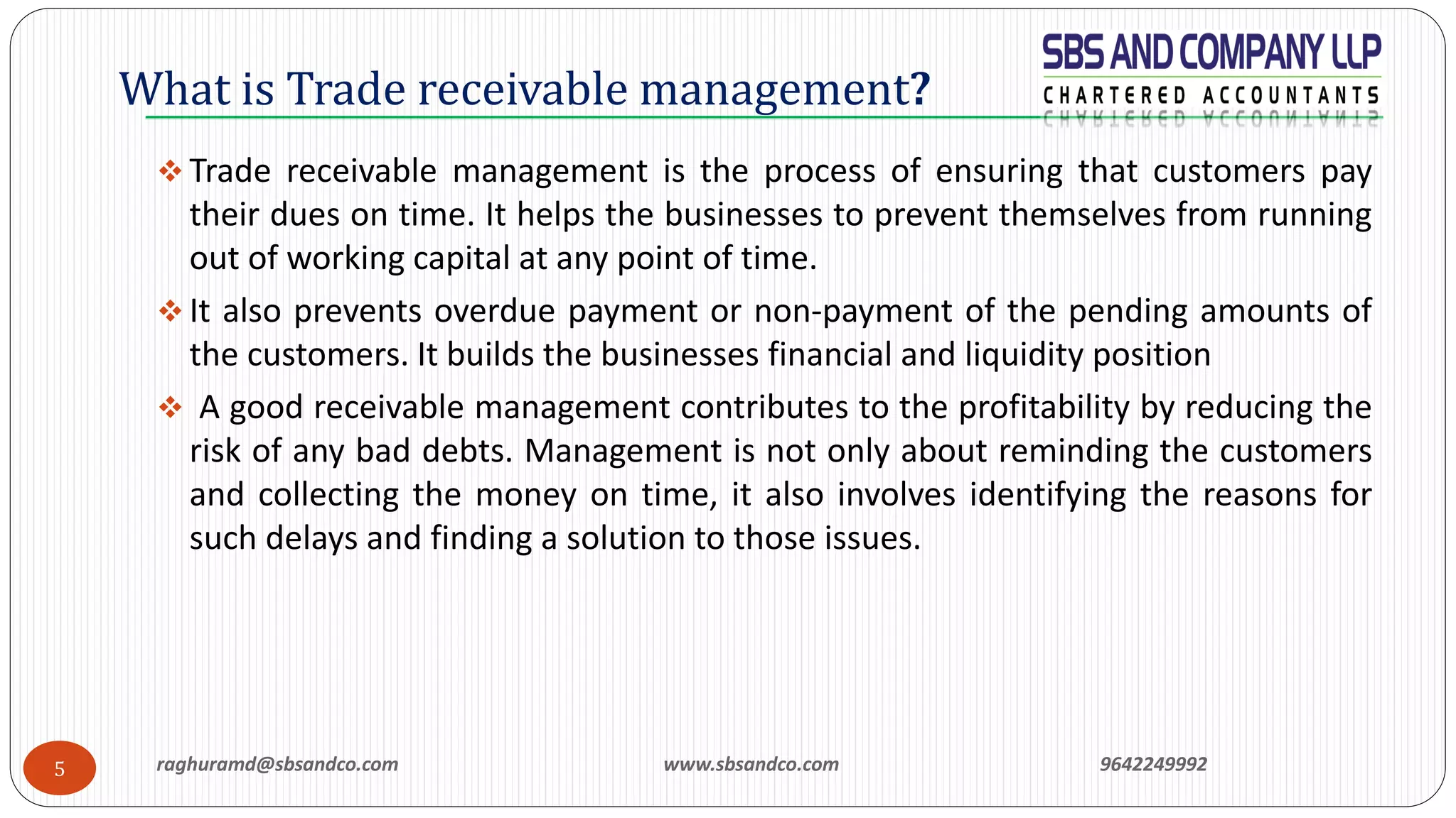 Trade receivables | PDF