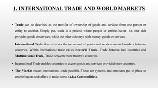 Trade and development | PDF