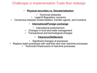Trade And Settlement Process | PPT