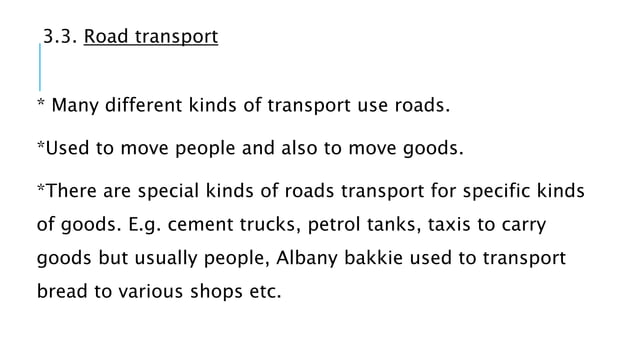Geography Grade 8 - Trade and transport around the world | PPTX