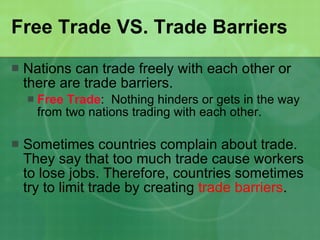 Trade Barriers | PPT