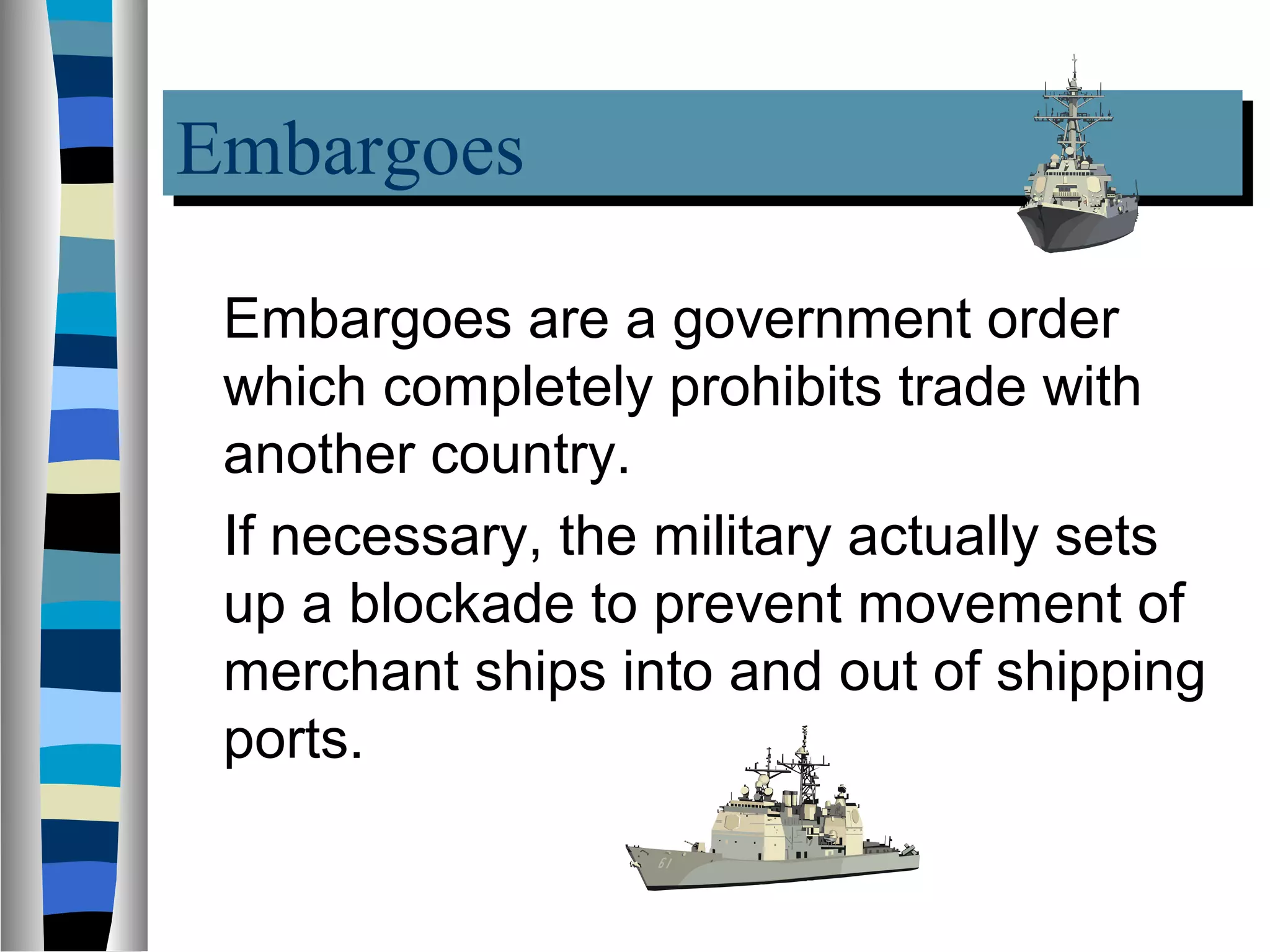 Trade barriers | PPT