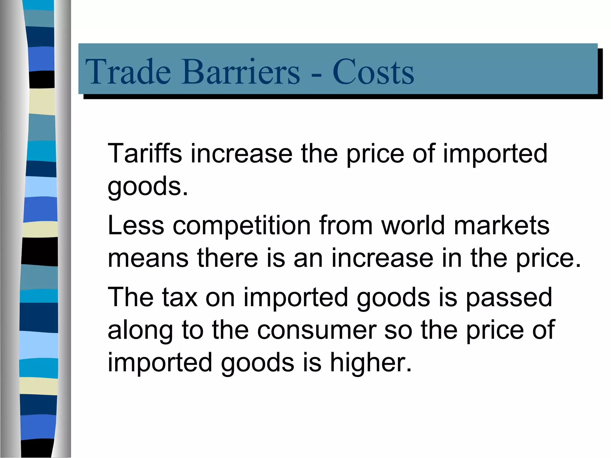Trade barriers | PPT