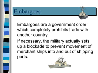 Trade barriers | PPT