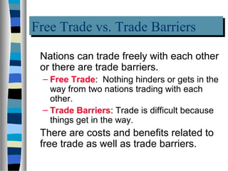 Trade barriers | PPT