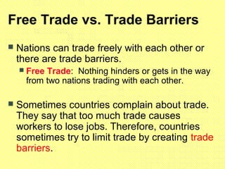 Trade barriers | PPT