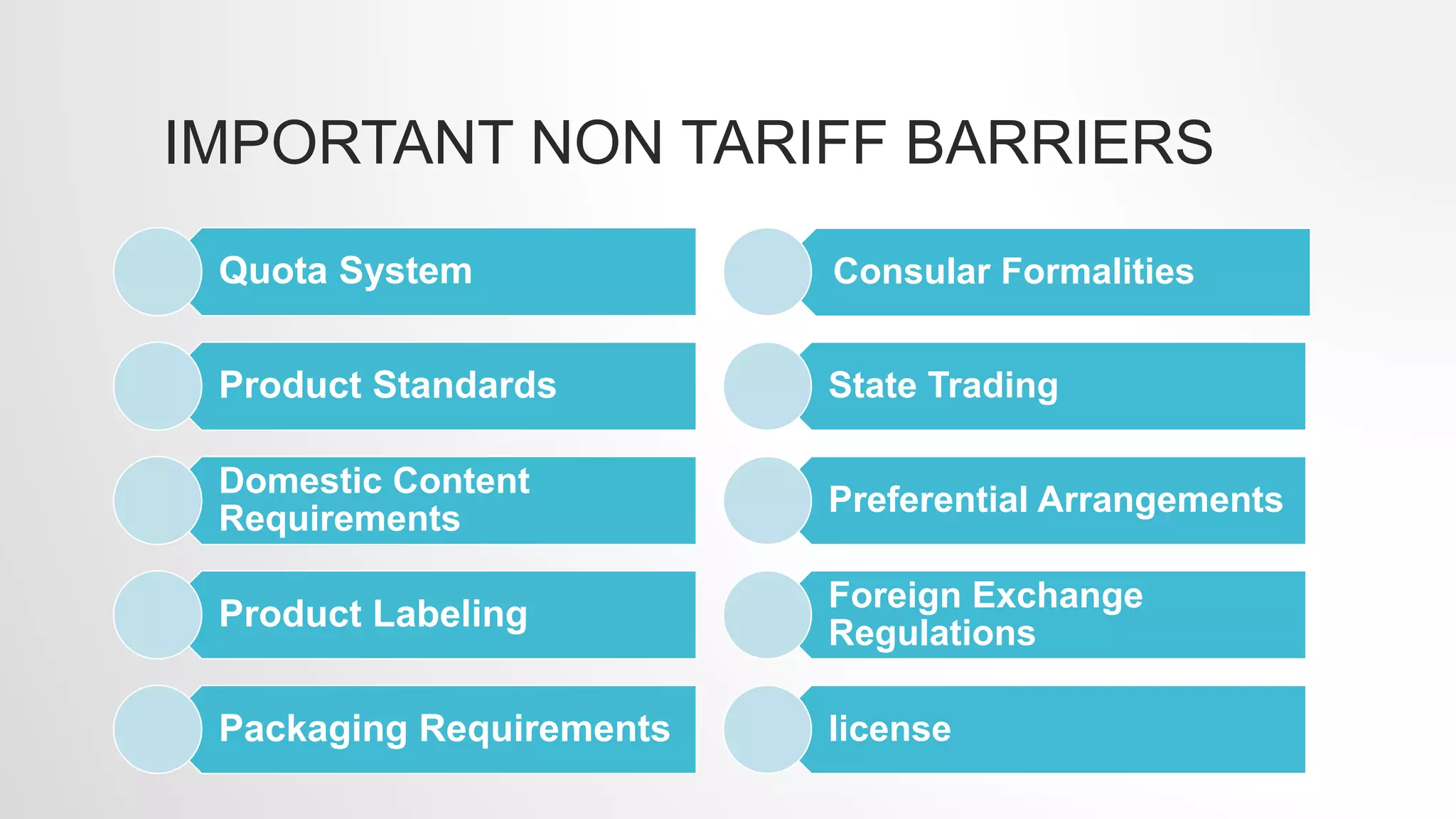 Trade barriers | PPTX