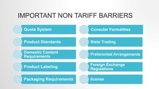 Trade barriers | PPT