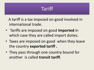 Trade barriers | PPT
