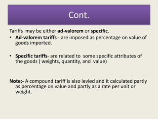 Trade barriers | PPT