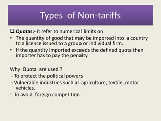 Trade barriers | PPTX