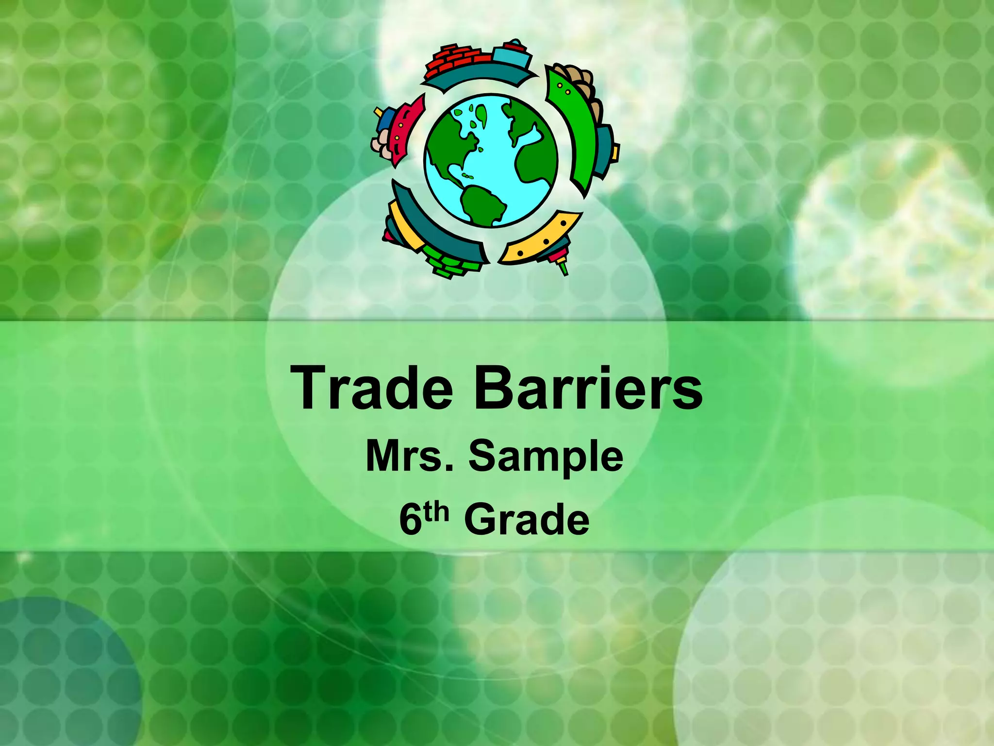 Trade barriers- Latin America | PPT