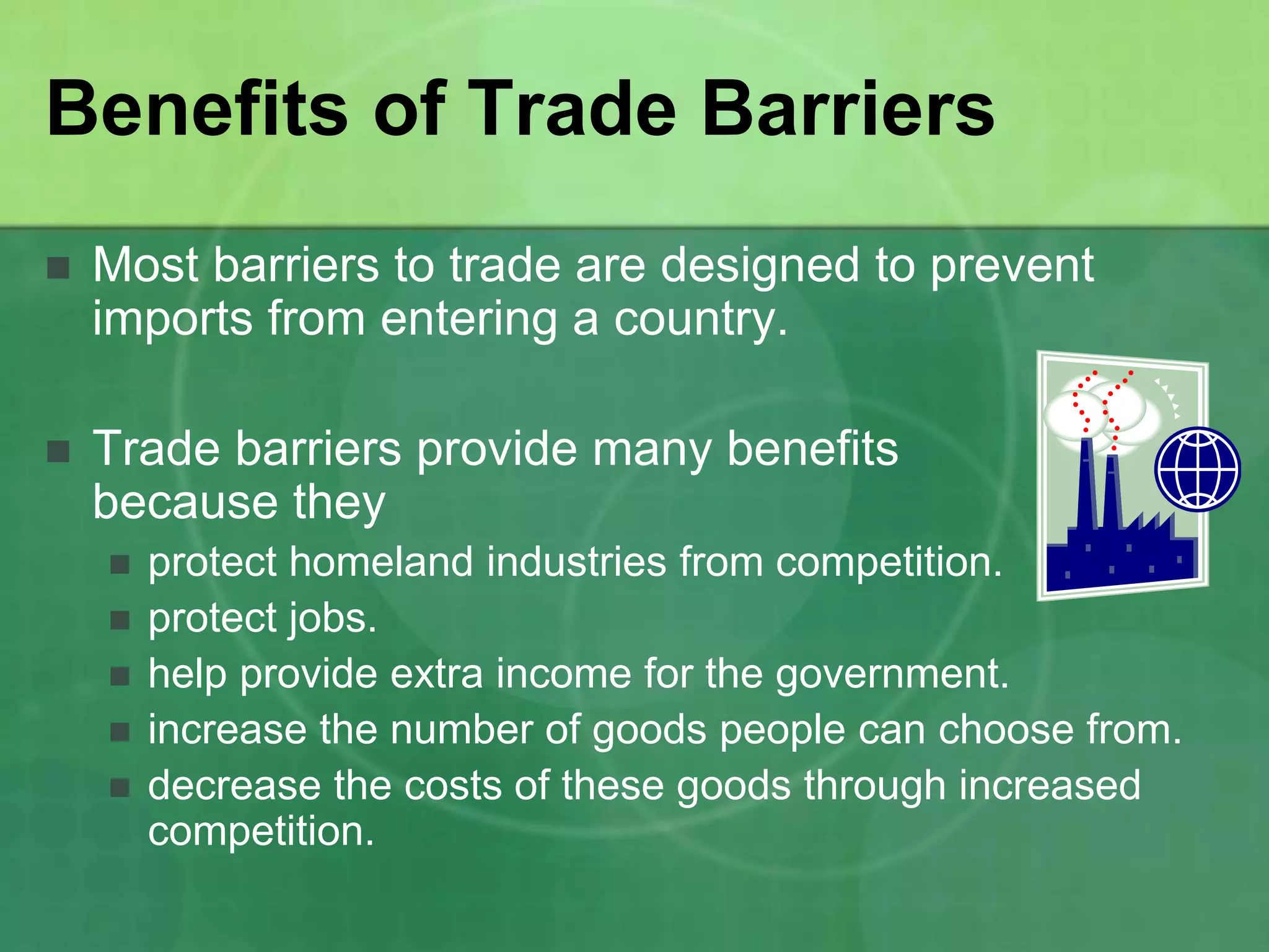 Trade barriers- Latin America | PPT