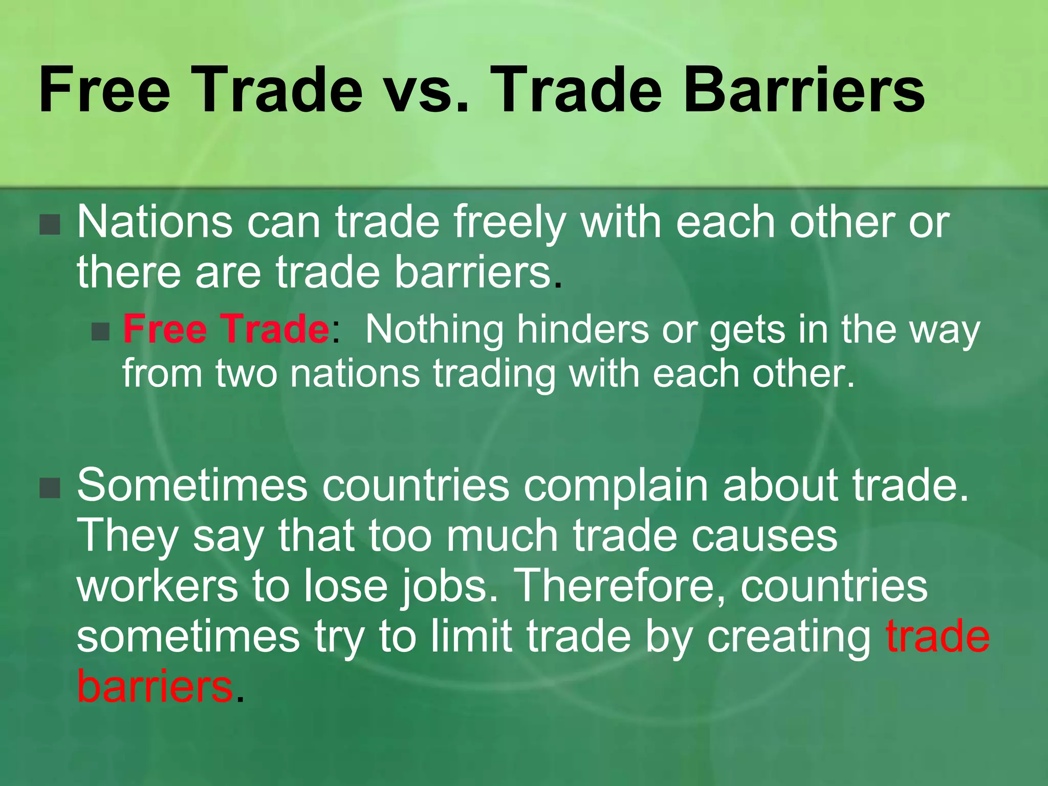 Trade barriers- Latin America | PPT