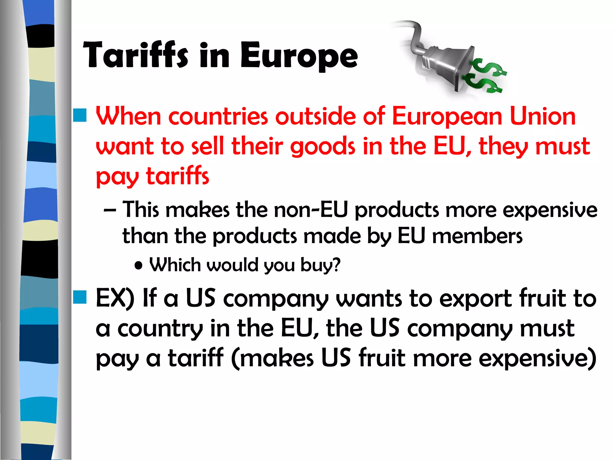Trade barriers and europe powerpoint revised 10 11 | PPT
