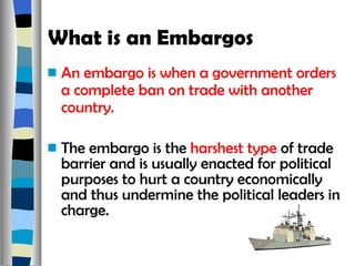 Trade barriers and europe powerpoint revised 10 11 | PPT