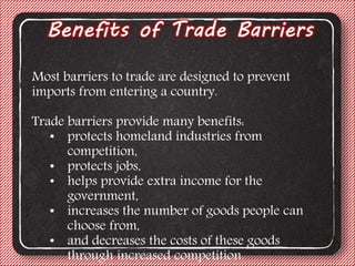 Trade barriers in europe option 2 brain wrinkle | PPTX