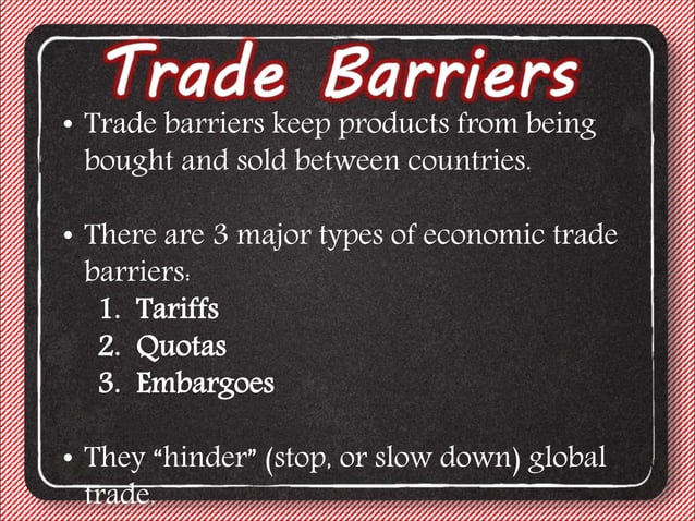 Trade barriers in europe option 2 brain wrinkle | PPT