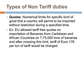 Trade Barriers in International Business | PPTX