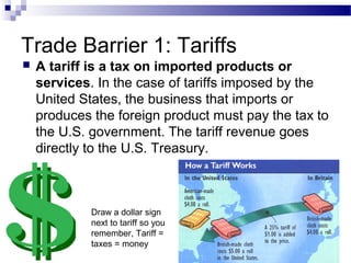 Trade barriers ppt | PPT