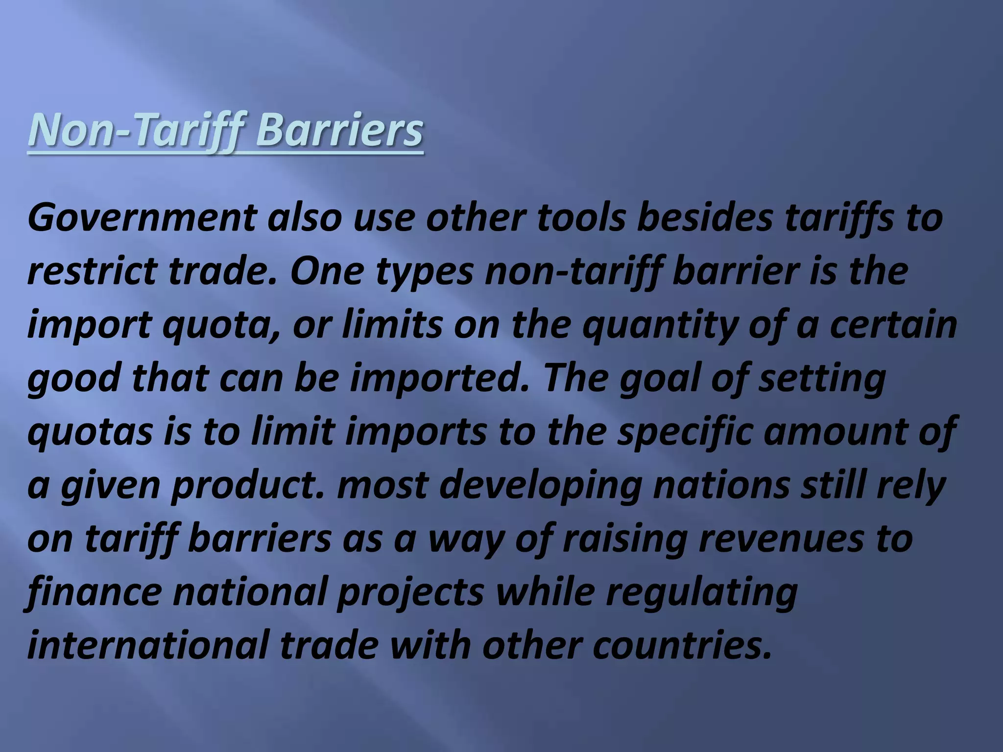 Trade barriers .pptx
