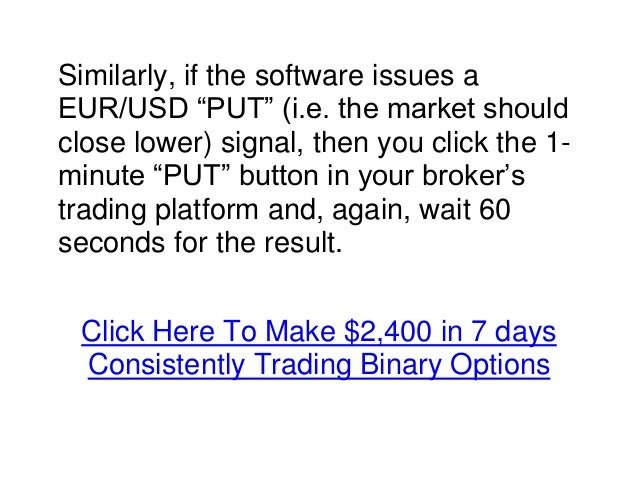 Accurate Signals For Binary Options 60 Seconds - freepromotions