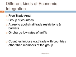 Trade blocks & business centres | PPTX
