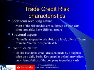 Trade Credit: the nature of the risk and its implications for SCF | PPT