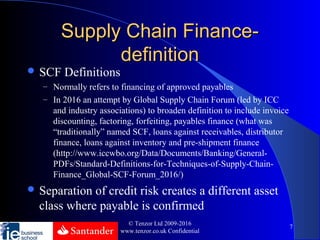 Trade Credit: the nature of the risk and its implications for SCF | PPT