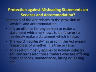 Trade description act consumer awareness in kenya | PPT