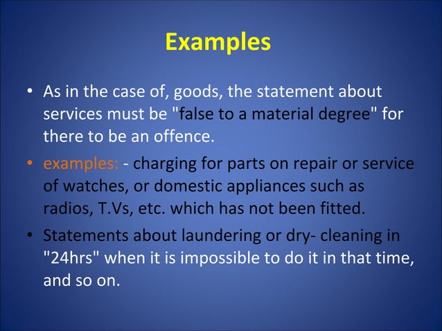Trade description act consumer awareness in kenya | PPT