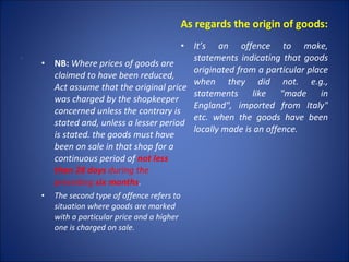 Trade description act consumer awareness in kenya | PPT