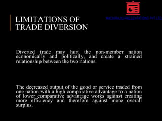 Trade diversion: a outcome of Regional economic integretion | PPT