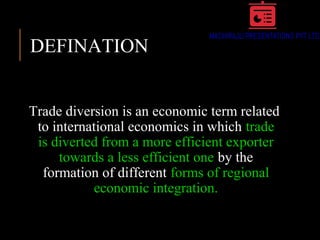 Trade diversion: a outcome of Regional economic integretion | PPT