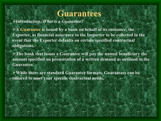 Trade Finance Basics | PPT